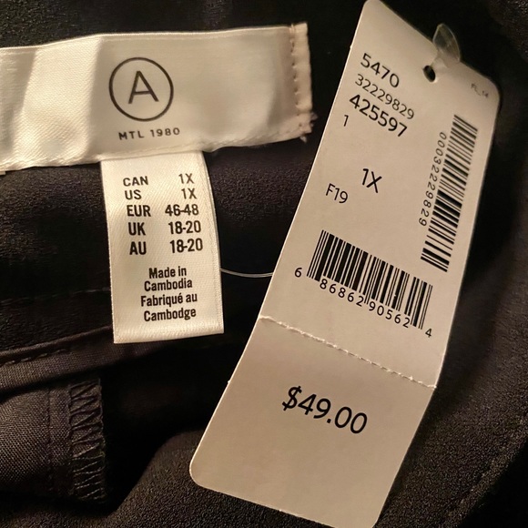 Addition Elle | Pants & Jumpsuits | Addition Elle Wide Leg Knite Crepe ...